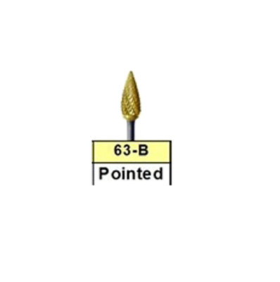 BesQual 63B Flame Titanium Nitrite Coated Carbide Bur 1/Pk. HP Shank 2 ...