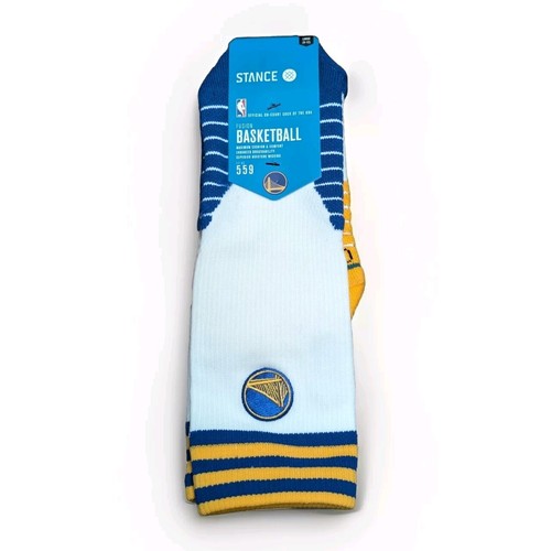 Stance Fusion 559 NBA Socks Logo Crew Warriors Size L NWT Golden State ...