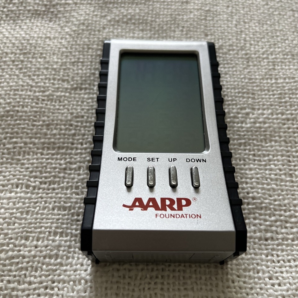 AARP Foundation Digital Clock Thermometer Calendar & Calculator ...