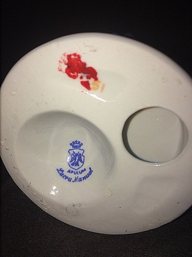 Apulum lucru manual Porzellan Figur galanter Herr fürstlich gekleidet ...