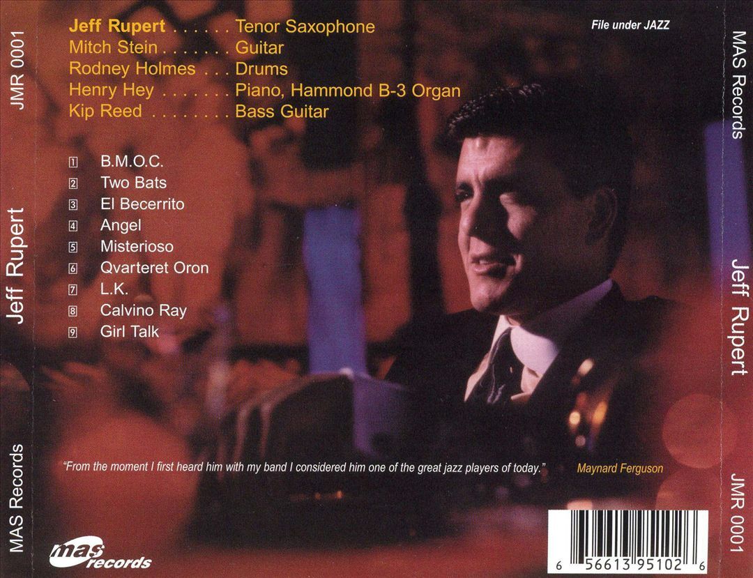 JEFF RUPERT - JEFF RUPERT NEW CD 656613951026| eBay