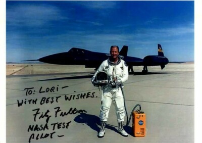 FITZHUGH FITZ FULTON Autographed Signed 5x7 NASA TEST PILOT Photograph ...