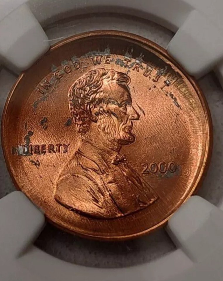 2000 DOUBLE STRUCK + Broadstrike MINT ERROR NGC MS-65red Gema | eBay