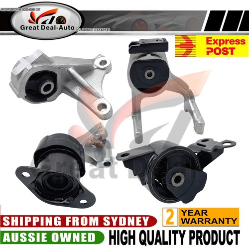 Engine Mount Kit FRONT+REAR+LEFT+RIGHT Fit Honda Odyssey RB K24 2.4L ...