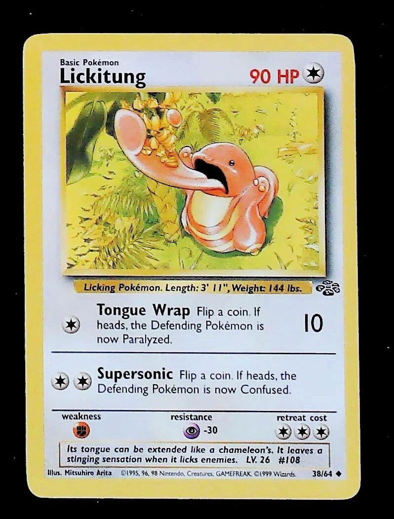Lickitung Pokemon Card