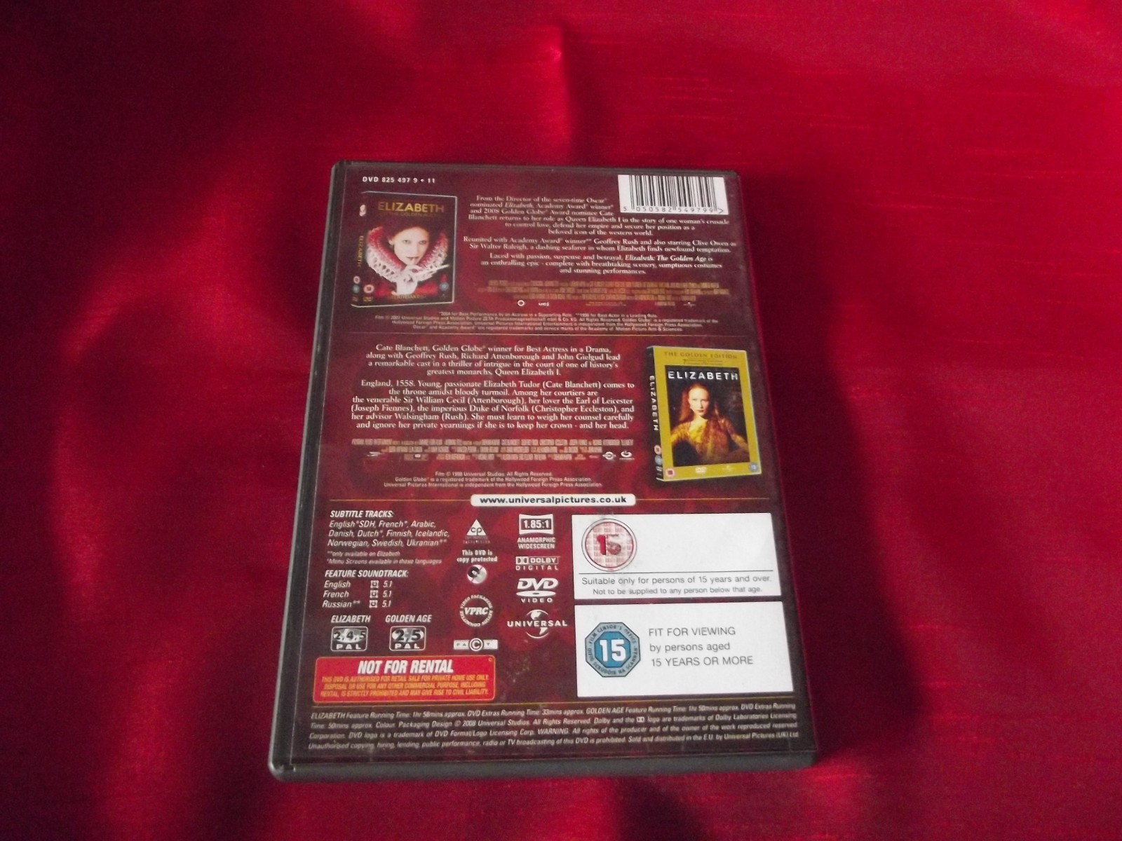 The Complete Collection Elizabeth & Elizabeth The Golden Age dvds | eBay UK