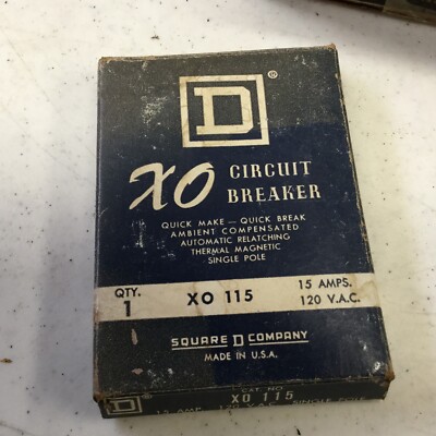 XO 15 AMP SINGLE BREAKER XO115, NEW IN THE BOX | eBay