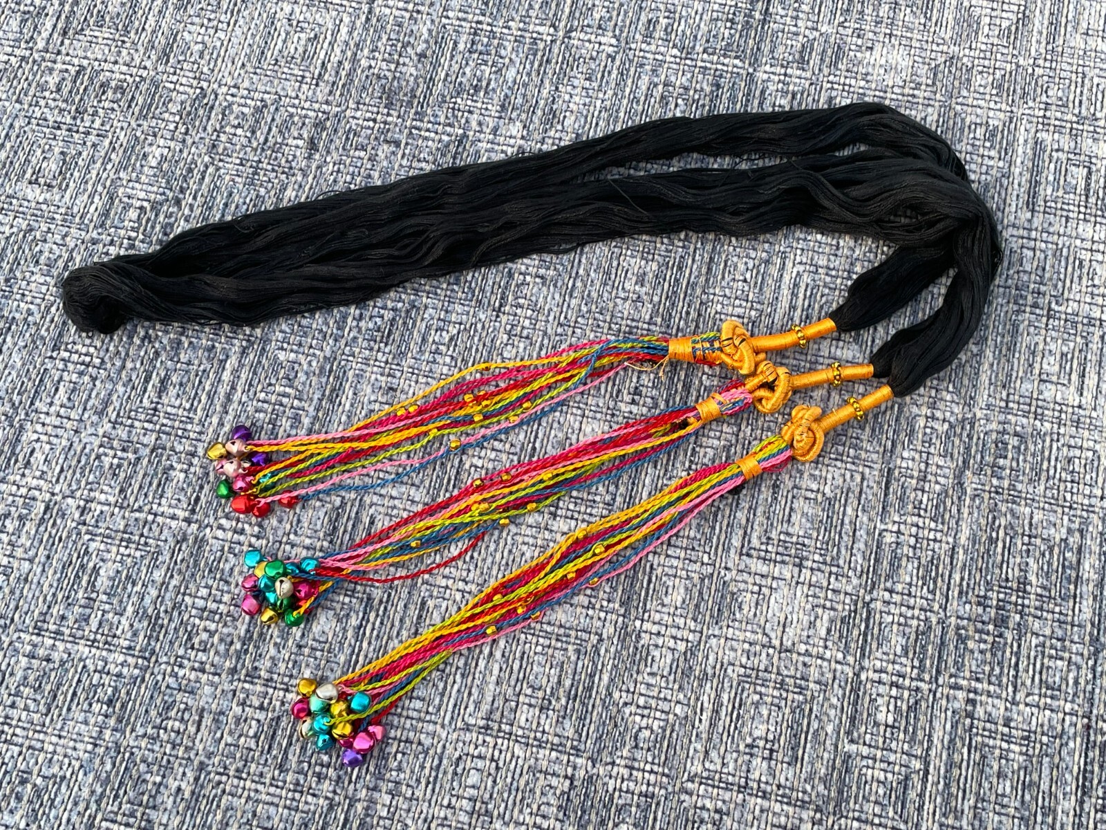 Paranda Women Hair Braided Accessory Cultural Pranda W Bell Multi Color ...