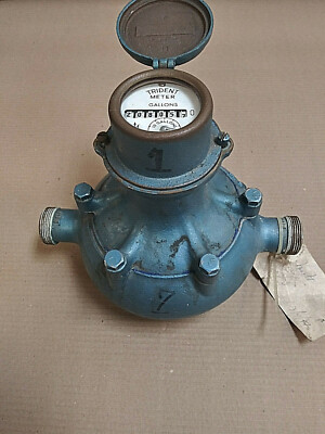 Antique Trident Water Meter 1-66-2 D | eBay