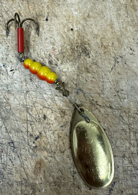 MEPPS 5 AGLIA Plain Spinner 5 Gold fish Tackle fishing | eBay