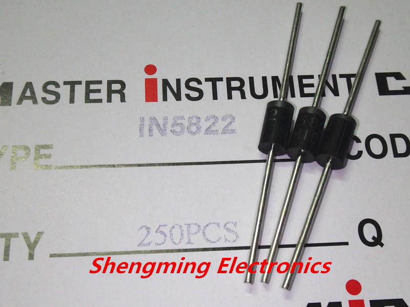 100pcs 1N5822 40V 3A SCHOTTKY DIODES IN5822 | eBay