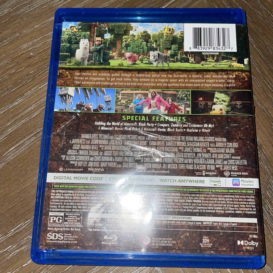 A Minecraft Movie (Blu-ray + Digital) DVDs | eBay