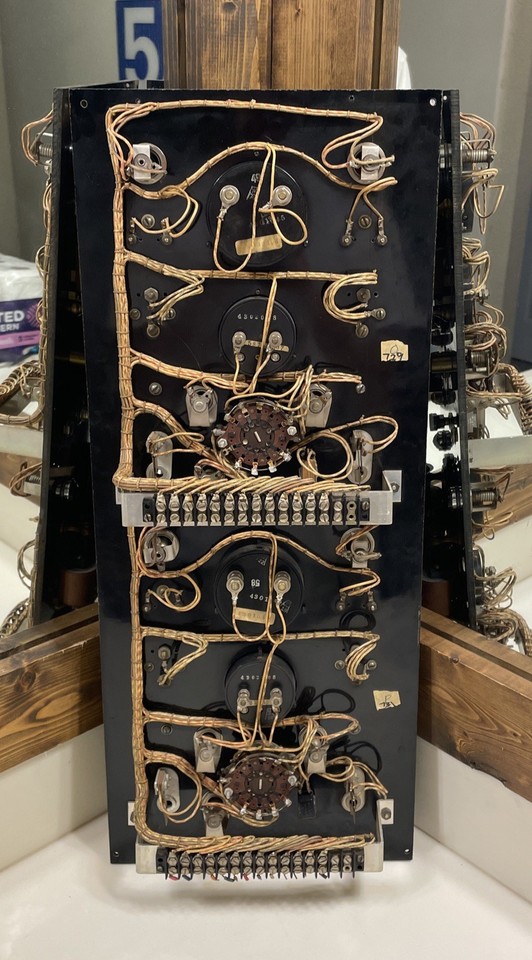 Fire Alarm Telegraph Panel with Milliamperes Gauges Vintage 10” x 24 ...