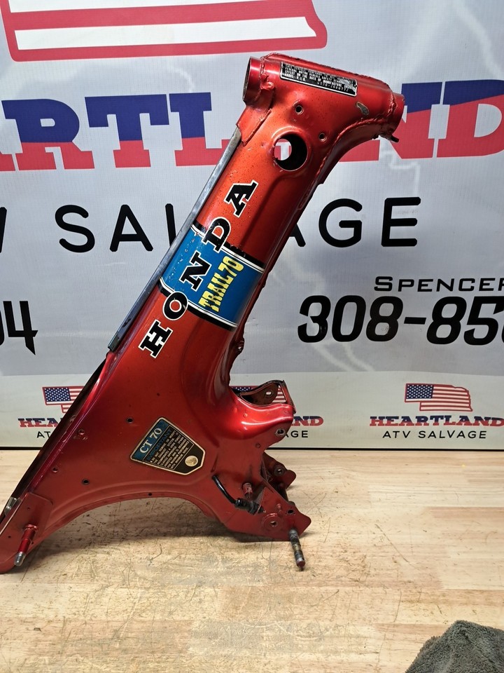 1972 Vintage Used OEM Honda CT 70 K1 Frame Candy Ruby Red Nice R7 | eBay