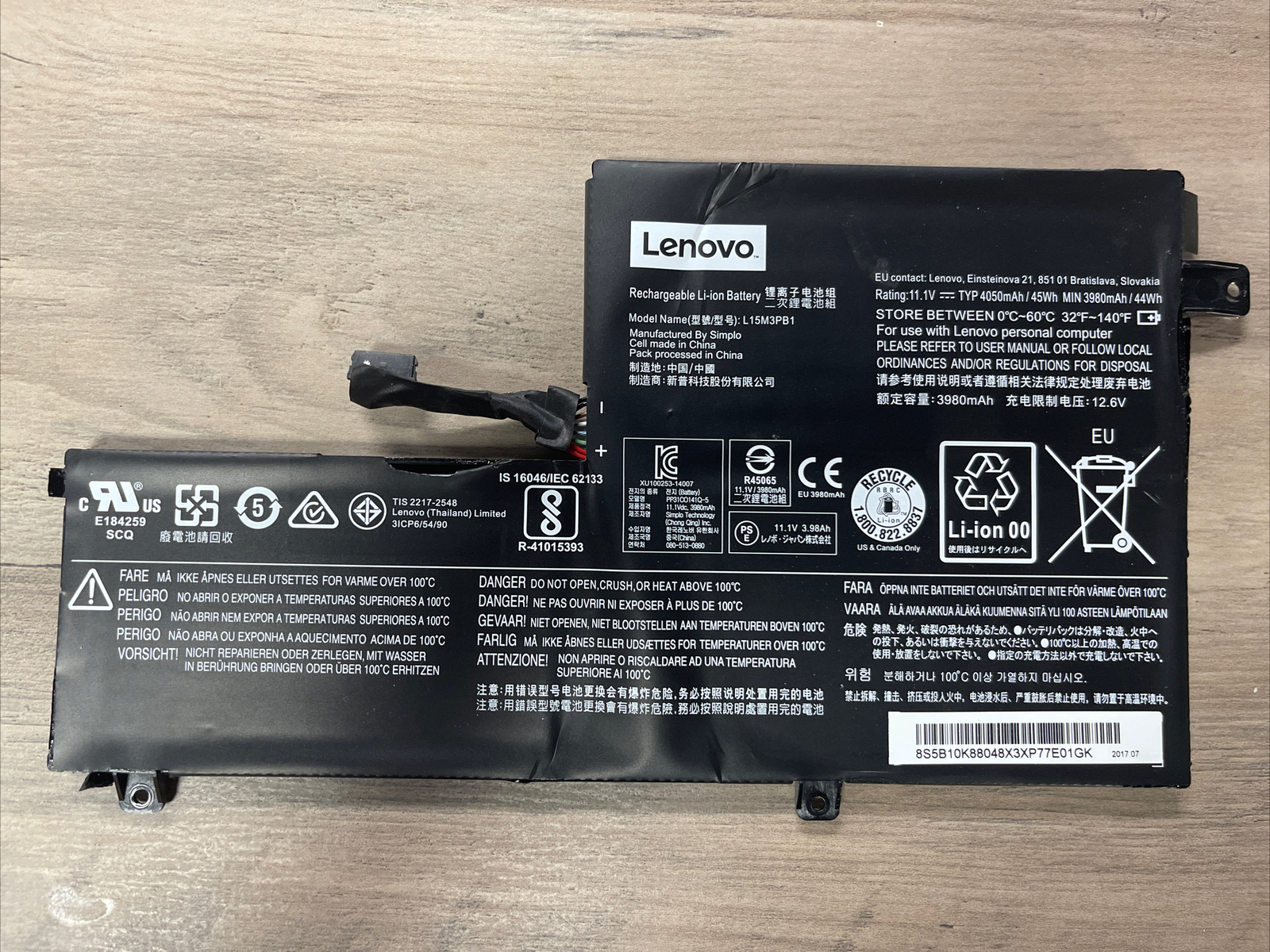 Lenovo Chromebook N23 L15M3PB1 Battery | eBay
