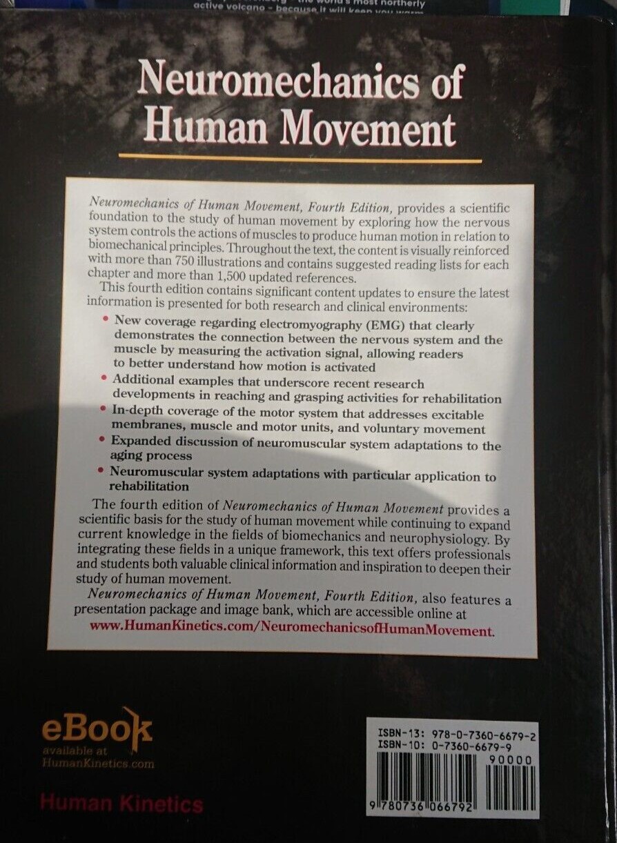 Neuromechanics of Human Movement by Roger M. Enoka (2008, Book, Other ...