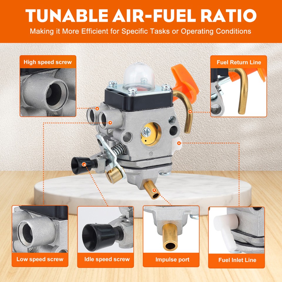 Carburetor Kit For Stihl FS90R FS87R FS90 FS87 FS100R FS110R ...