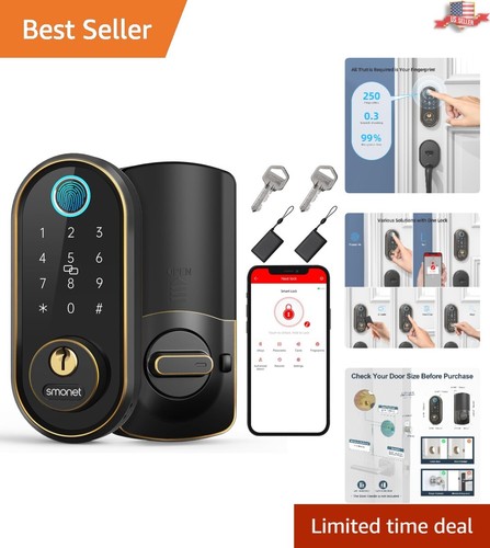 Smart Keyless Entry Lock with Fingerprint Recognition - Bluetooth ...