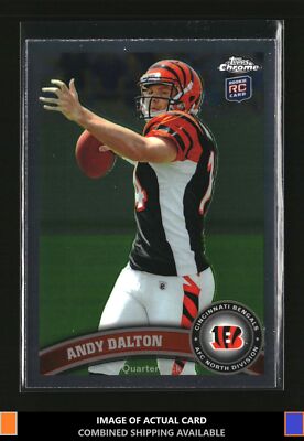 2011 Topps Chrome #51 Andy Dalton Rookie Cincinnati Bengals NM | eBay