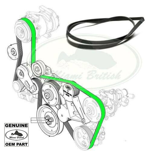 LAND ROVER DRIVE BELT DEFENDER 2.2L V6 LR031360 OEM | eBay