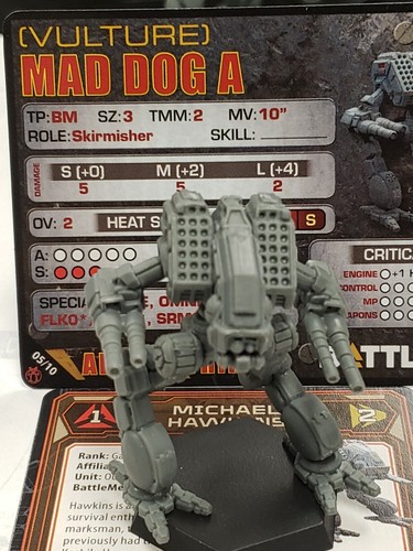 Battletech Plastic Mech from Kickstarter Catalyst + MERCENARIES ....you ...