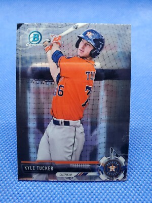 2017 Bowman CHROME mini KYLE TUCKER card HOUSTON ASTROS Baseball #BCP28 ...