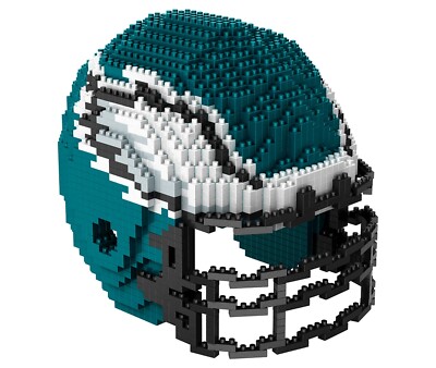 NFL Philadelphia Eagles 3D Toy Puzzle Helmet BRXLZ Building 1342 Pieces ...