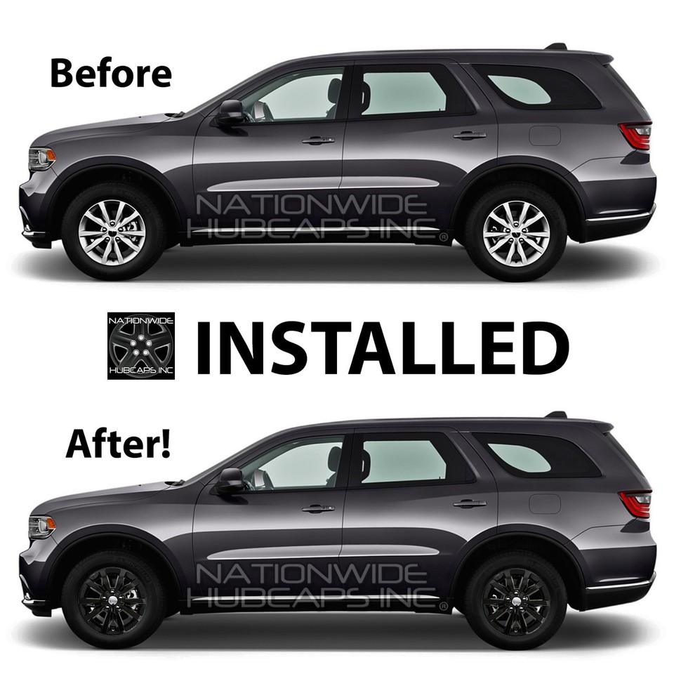 2014-2024 Dodge Durango SXT 18" Wheel Skins Hub Caps Full Rim Covers ...