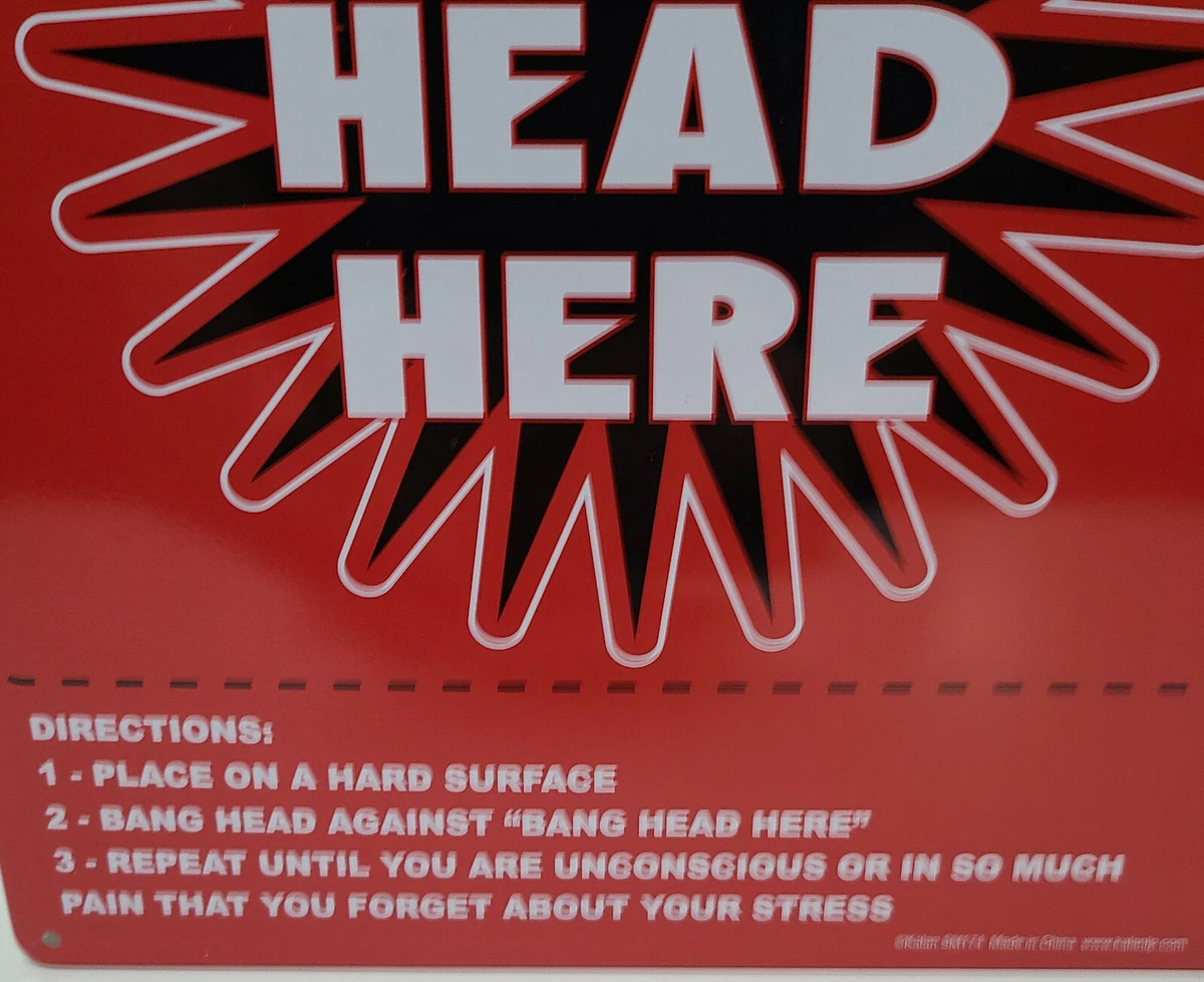 Hit Head Here Target