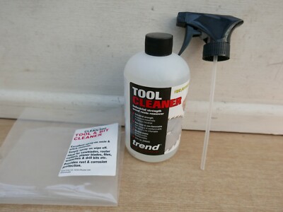 TREND 500ML SPRAY ON RESIN REMOVER FOR SAW BLADES ROUTER BITS ETC CLEAN ...