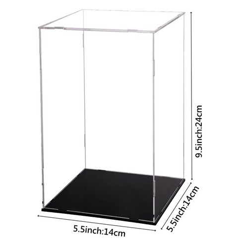 Display Case for Collectibles Assemble Clear Acrylic Box Alternative ...