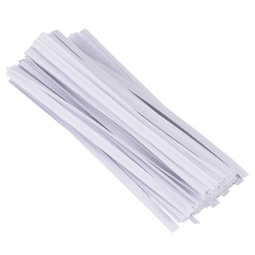 Self Seal White Sealing Strip Paper Wrapped Iron Wire Craft Packaging ...