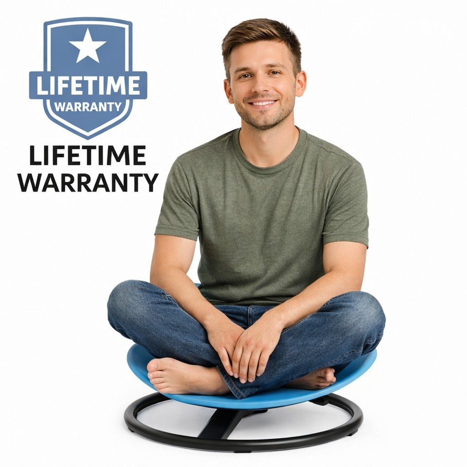 Sensory Spinning Chair Kids & Adults ADHD Autism Support Swivel Seat ...