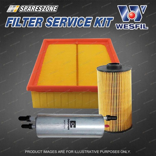 Wesfil Oil Air Fuel Filter Service Kit for BMW X5 E53 4.6L V8 02/02-10/ ...