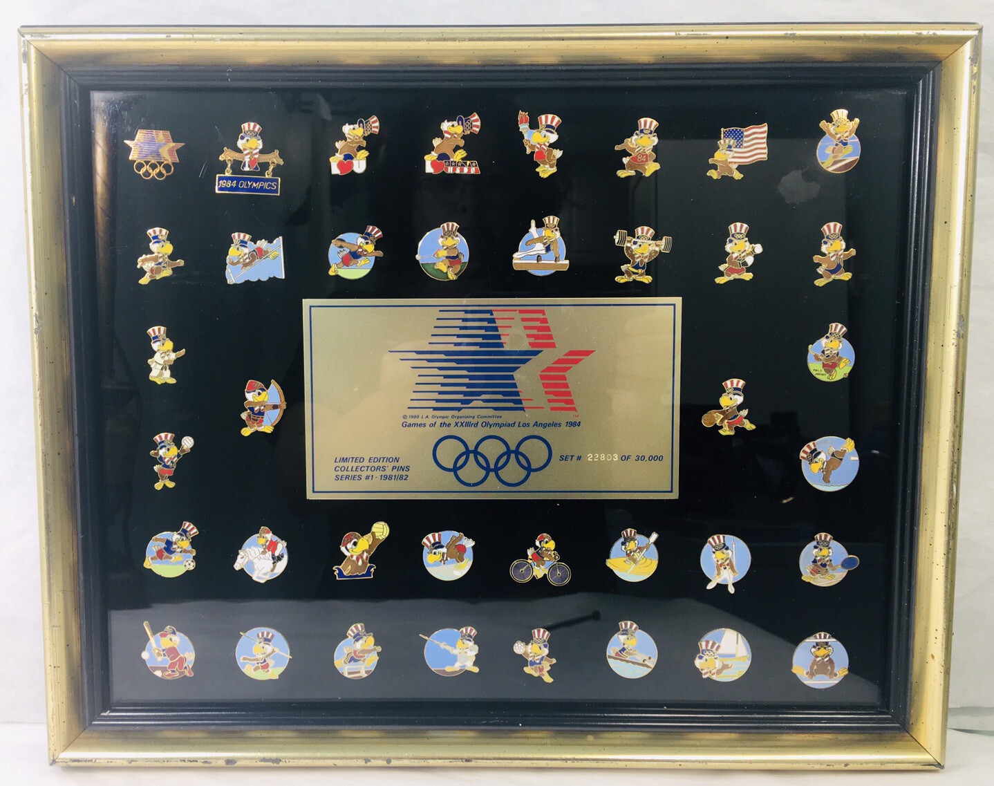 1984 OLYMPIC GAMES Limited Edition Collectors Pin Set Series 1 ~1981/82 ...