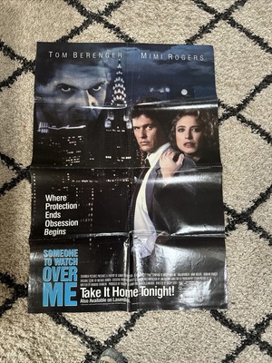 SOMEONE TO WATCH OVER ME movie poster RIDLEY SCOTT MIMI ROGERS original ...
