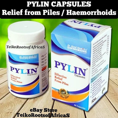 PYLIN Capsules Effective Relief from Piles (Hemorrhoids) - 1 PACK × ...