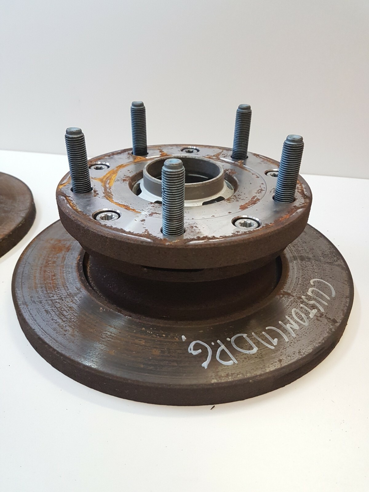 FORD TRANSIT CUSTOM 2.0TD 2016 REAR WHEEL BEARING, BRAKE DISCS KIT BK21 ...