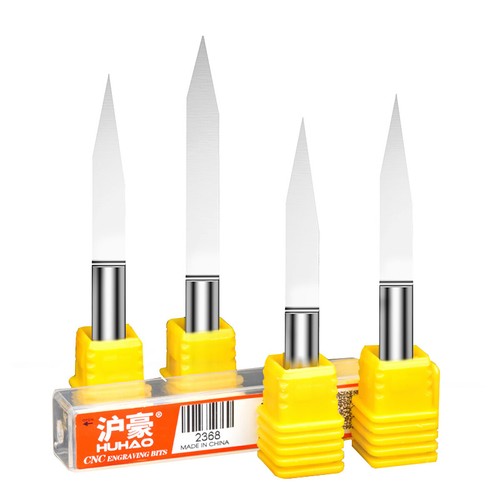 5A PCB Milling Cutter V Shape Engraving Bits S6mm 20/30°CNC Carving ...