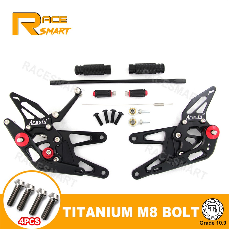 For Yamaha YZF-R6 YZF R6 2003 2004 2005 Adjustable Rearsets Footrests ...