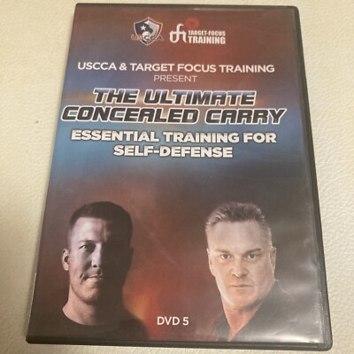 USCCA & Target Focus Training Ultimate Concealed Carry DVD #5 Self ...