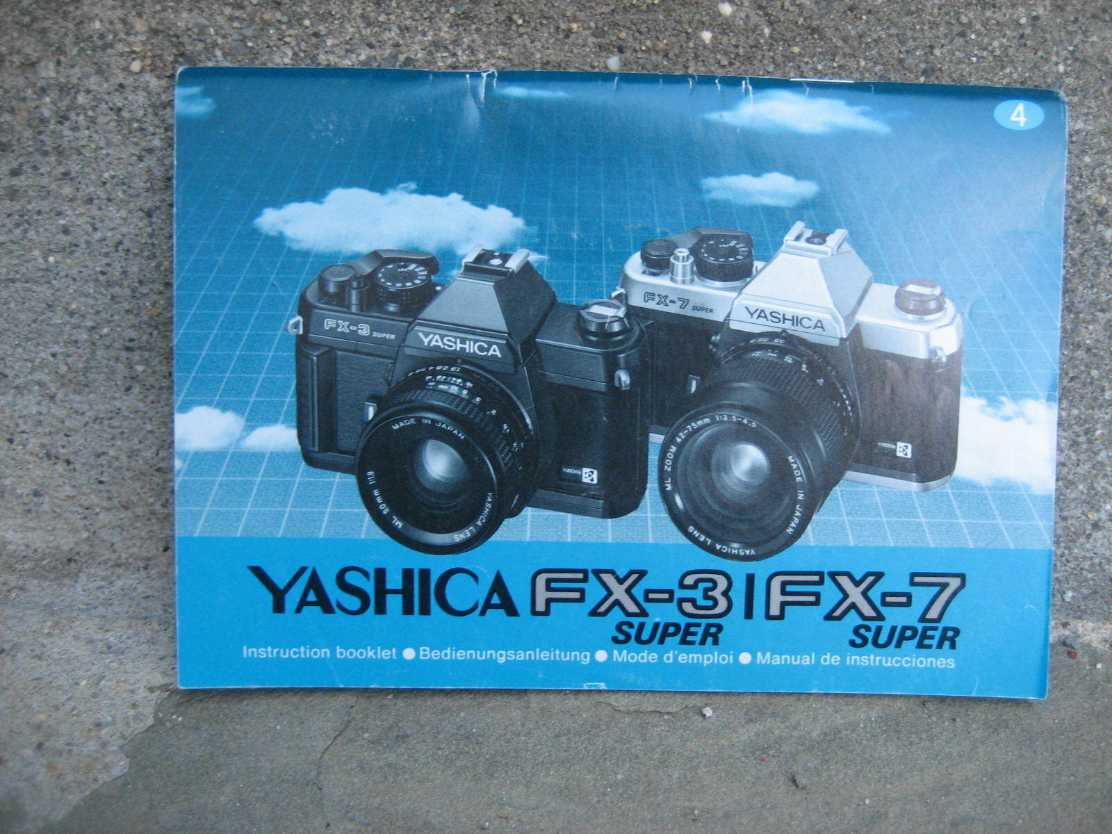 Yashica Camera FX-3/FX-7 Super Instruction Booklet | eBay