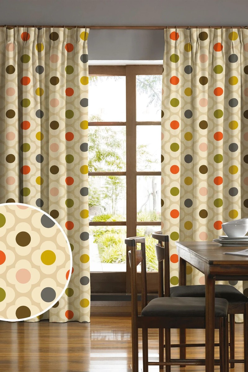 Orla Kiely Curtains Shop Linear Stem, Whale Made To Measure Curtains