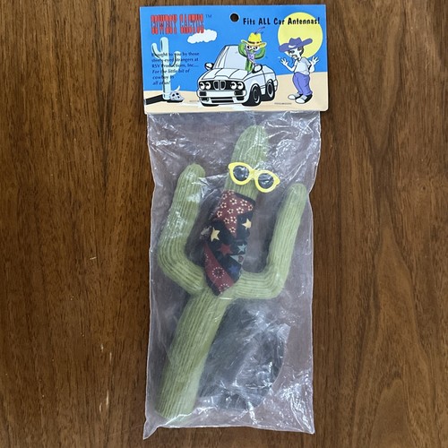 Vintage Cowboy Cactus Antenna Topper Car yellow Sunglasses Bandana ...