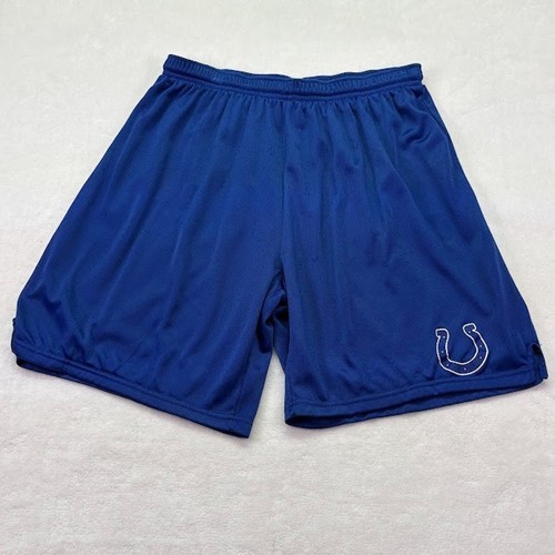 NFL Indianapolis Colts On Field Practice Mesh Nylon Shorts Blue 8" Size ...