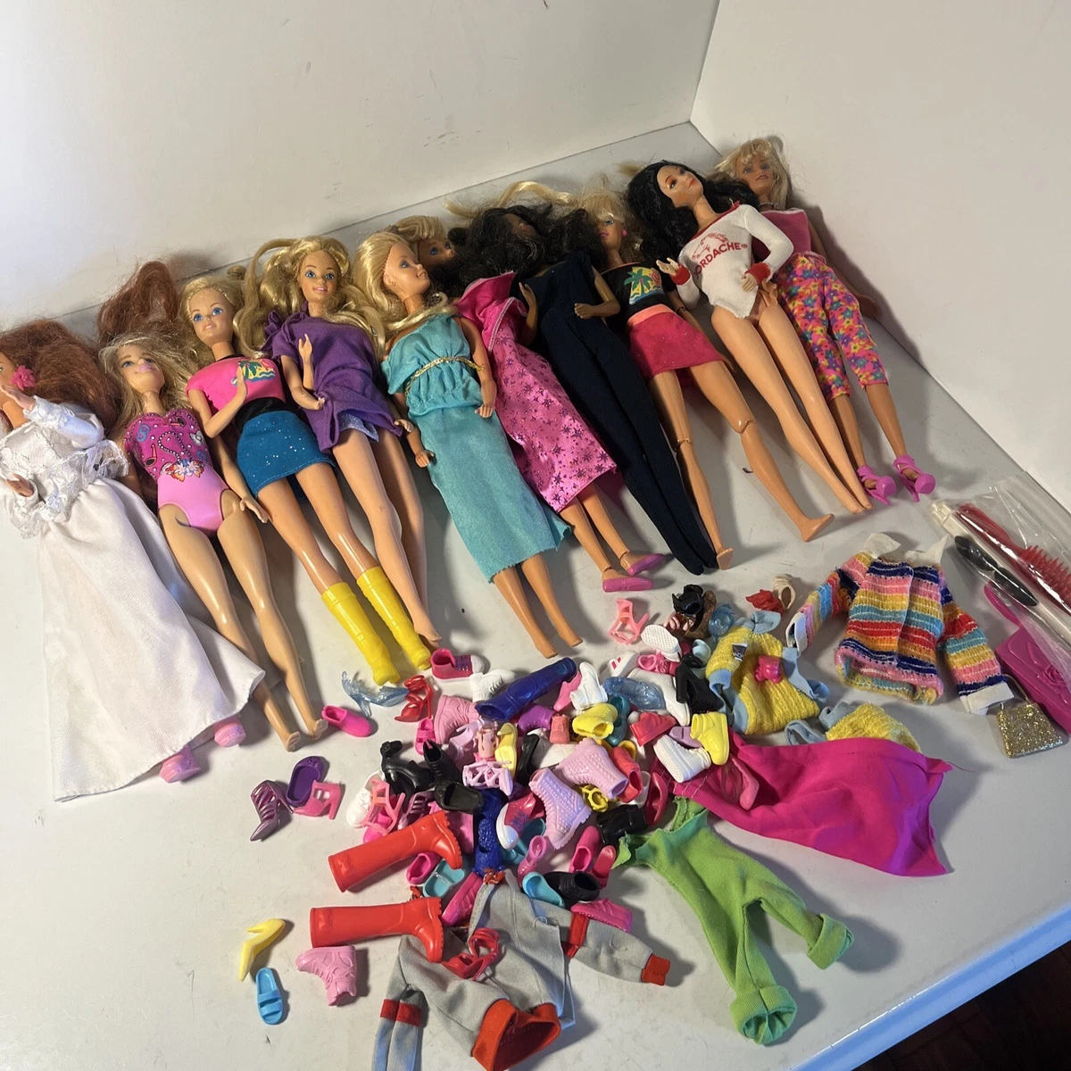 Pile Of Barbie Dolls