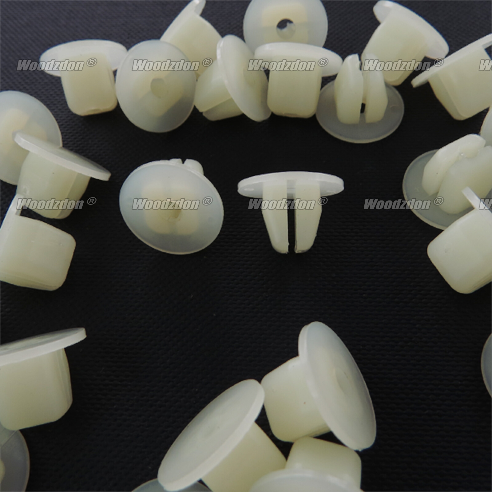 50 x Rocker Molding Nylon Nut Mud Guard Grommet #10 Screw For Toyota ...
