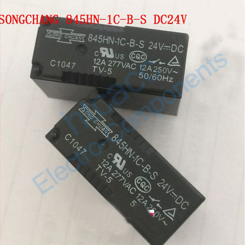 845HN-1C-B-S-24VDC 845HN-1C-C-24VDC Power Relay 12A 24VDC 10PCS | eBay