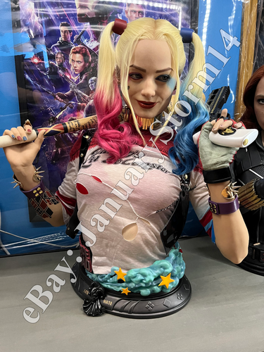 Infinity Studios Harley Quinn lifesize lifelike bust 1/1 scale Margot ...