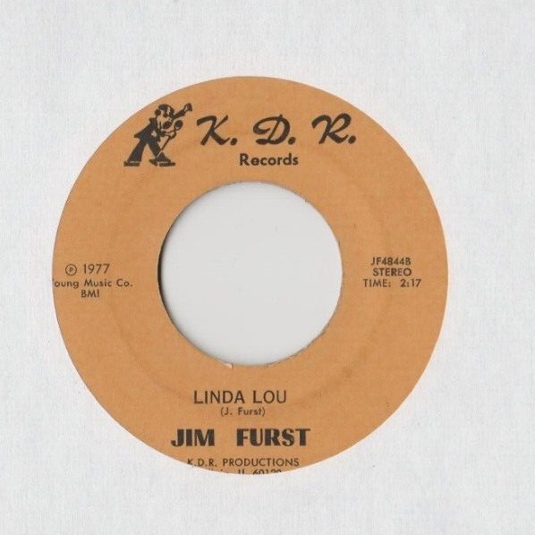 JIM FURST Linda Lou 45 RECORD RARE PRIVATE ILLINOIS COUNTRY BOPPER KDR ...